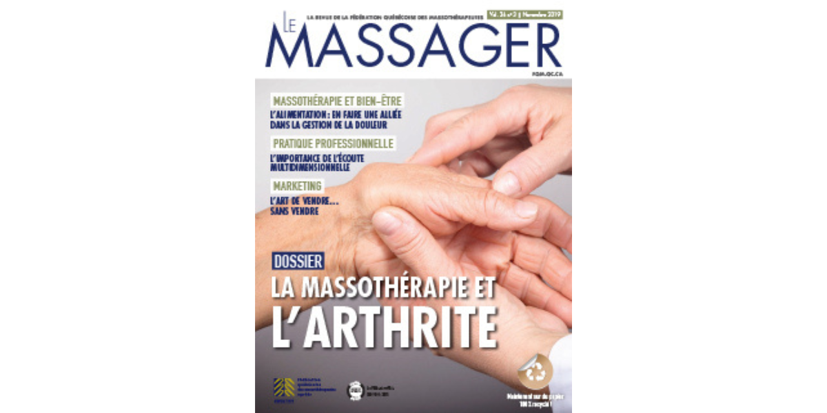 LA MASSOTHÉRAPIE ET L’ARTHRITE - Fédération québécoise des ...